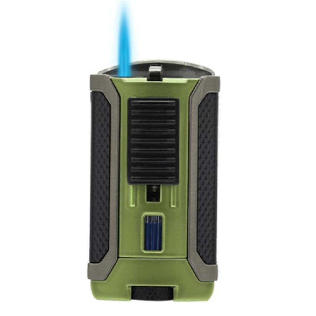 Colibri Apex Matte Green, egyes Jet lánggal égő szivar öngyújtó ...