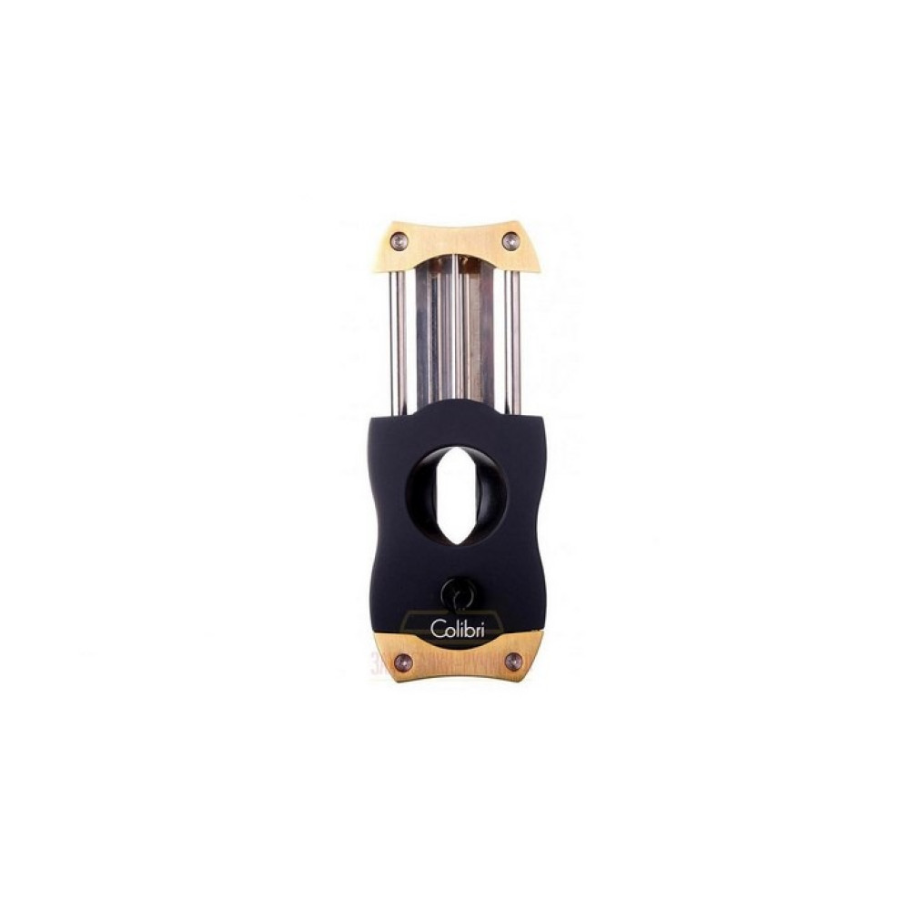 Colibri V-Cut Brushed Gold, nemesacél pengéjü ék szivar vágó 23mm ...